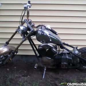 420cc mini chopper build | OldMiniBikes.com