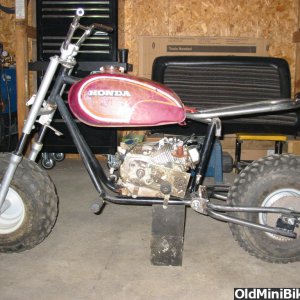 Baja with CL350 tank | OldMiniBikes.com